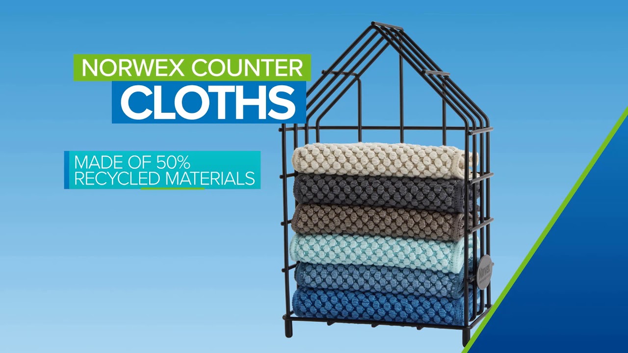 Norwex counter cloths official - YouTube