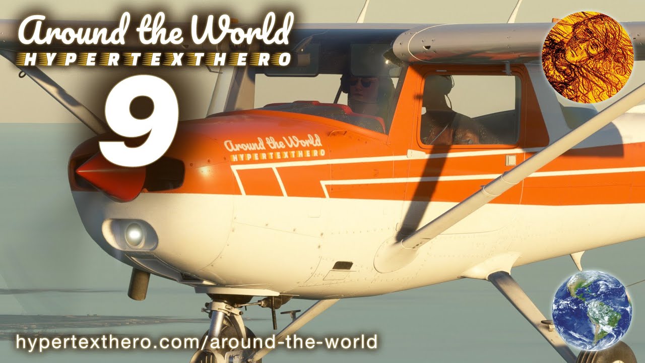HyperTextHero flies around the world 9 - Painting airplanes subathon - YouTube