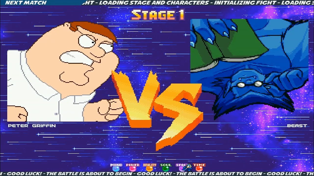 Peter Griffin VS Beast | MUGEN | Fight - YouTube