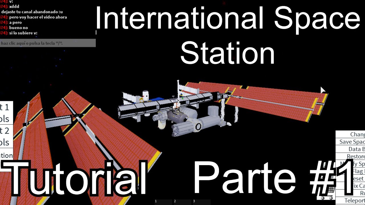 Como hacer Una ESTACION ESPACIAL (ISS) En Rocket Tester #1|Roblox ...