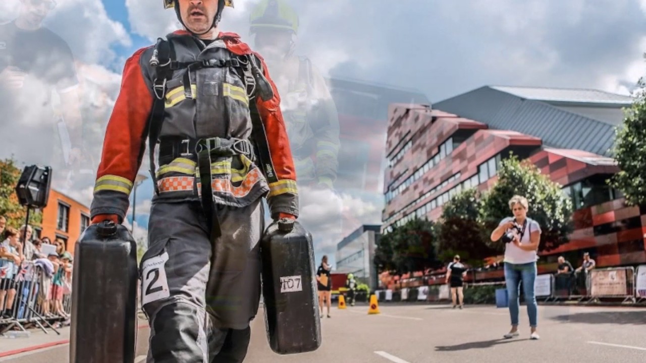 British Firefighter Challenge 2016 in Nottingham - YouTube