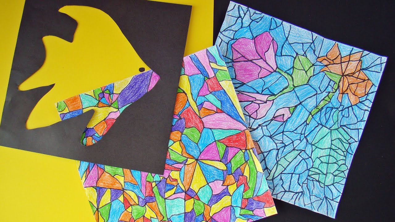 Papier vitrail - YouTube