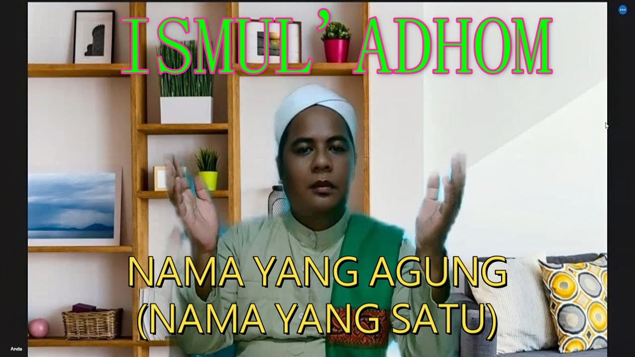 NAMA YANG AGUNG(NAMA YANG SATU) - YouTube