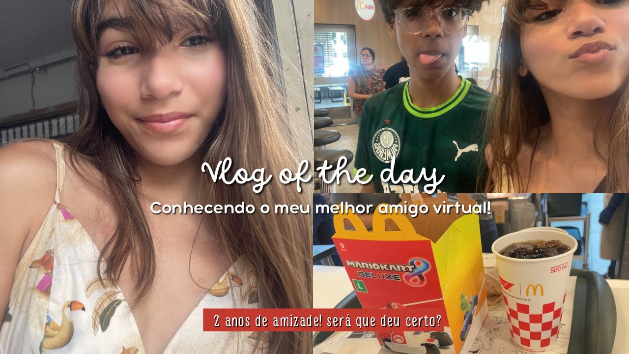 Vlog of the day: Conhecendo o meu melhor amigo virtual! ♾️🤍 • diary da ...