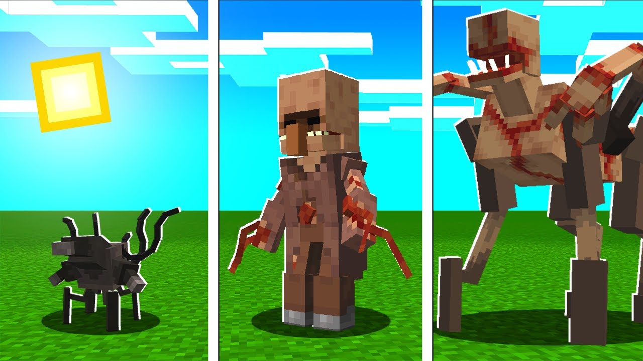 PARASITAS infectaram os MOBS do Minecraft - Scape and Run: Parasites 🦠 ...
