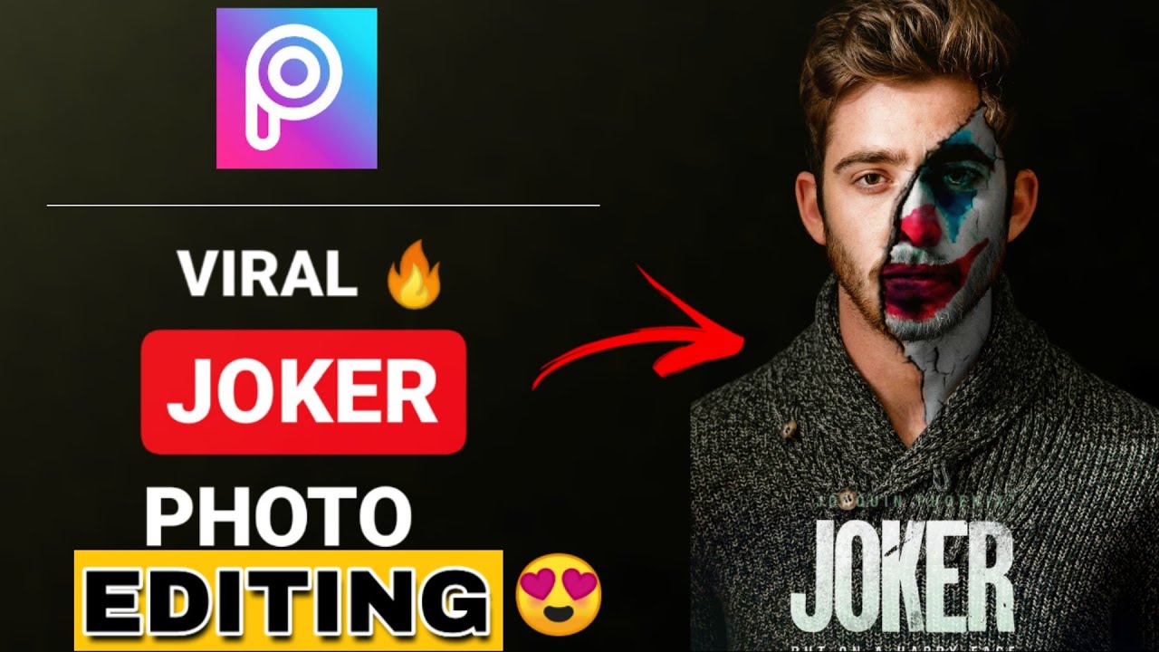 Joker Face l How to Edit Joker Photo Manipulation Editing Tutorial ...