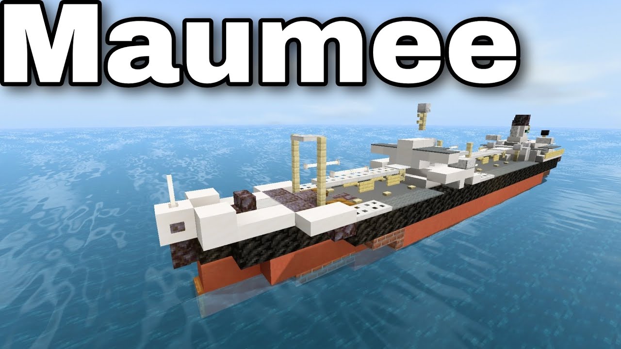 USNS Maumee (T-AO-149) (Fleet Oiler) | Minecraft Tutorial | 1:5 Scale ...