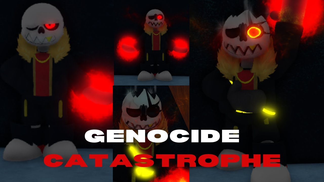 GENOCIDE/CATASTROPHE FELL SANS Showcase | Undertale Weird Multiverse 2. ...