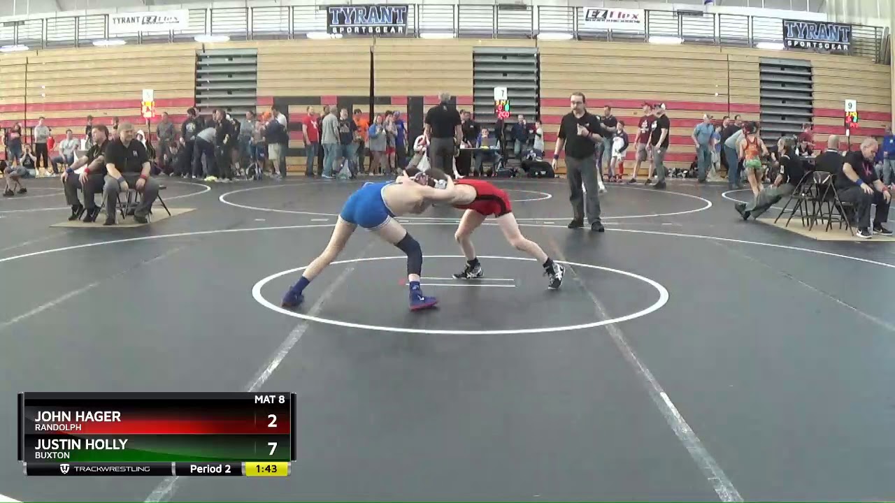 Schoolboy 87 John Hager Randolph Vs Justin Holly BUXTON - YouTube