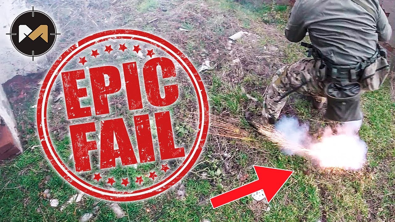 ЭПИЧНЫЙ ФЕЙЛ С ГРАНАТОЙ. СТРАЙКБОЛ // EPIC GRENADE FAIL - YouTube