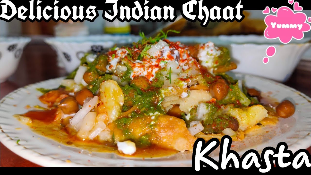 Chatpata Khasta Chat | Indian Street Food | Kitchen Chatpata | chaat ...