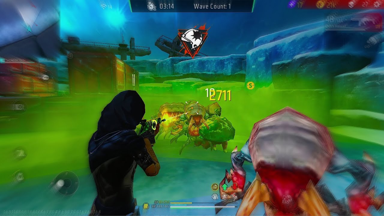 FREE FIRE ZOMBIE HUNT MOOD💥 | KILL ZOMBIE WITH HIGH DAMAGE ☠ - YouTube