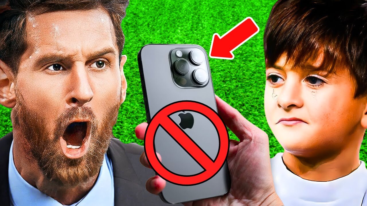 The Reason Why Messi will NEVER buy an iPhone for his Sons.. - YouTube