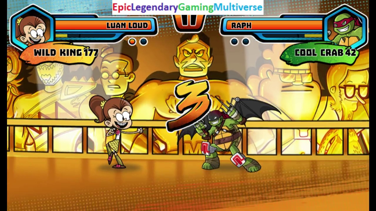 Nickelodeon Super Brawl World Matches / Battles / Fights Of Luan Loud ...