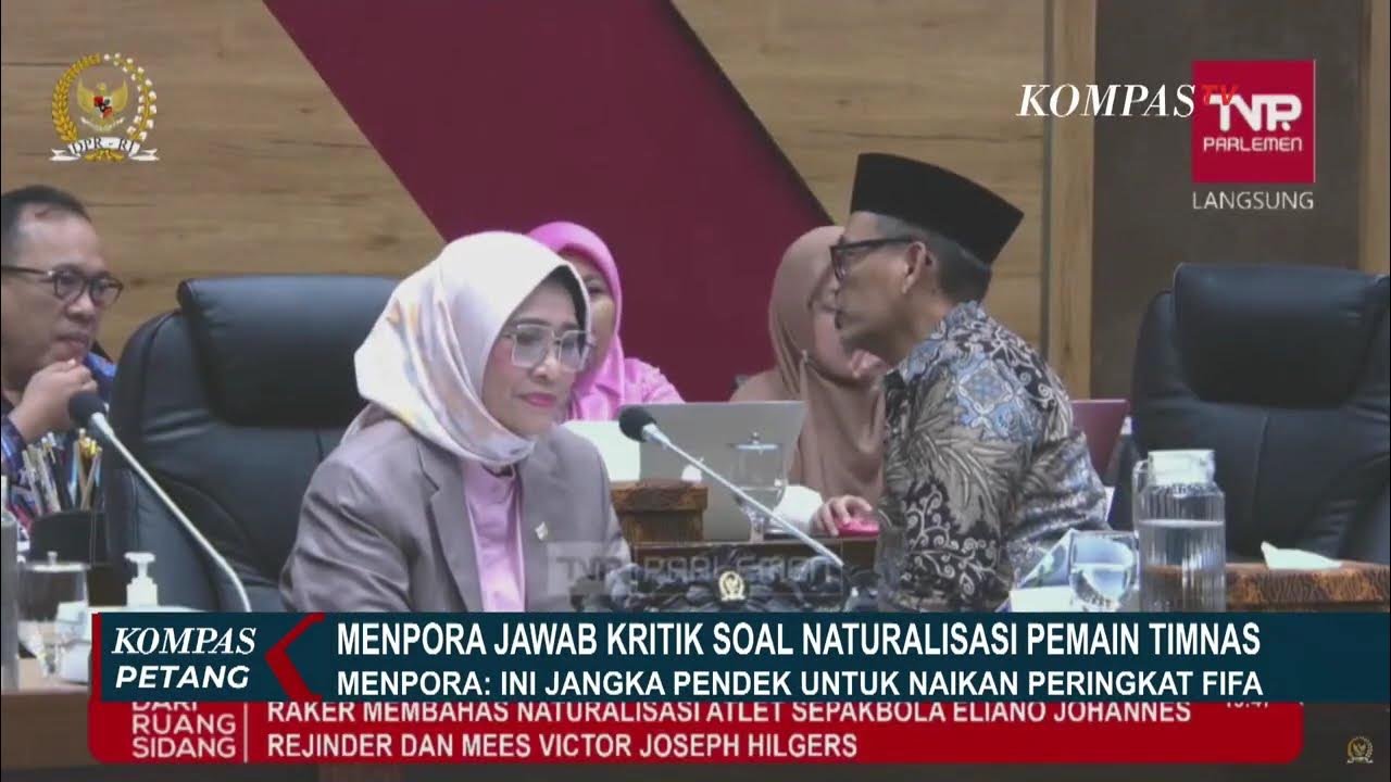DPR Kritik Naturalisasi Timnas, Menpora Jangka Pendek Untuk Naikkan Peringkat FIFA - YouTube
