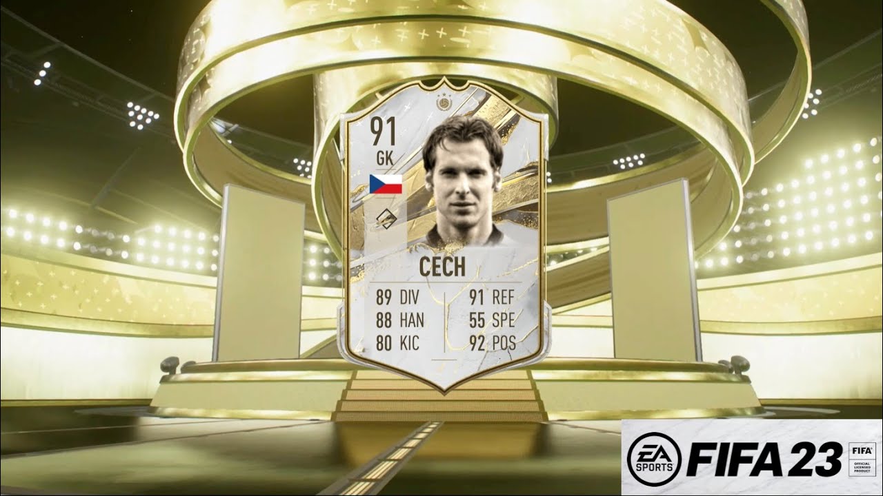 ICON CECH REVIEW | 91 PRIME ICON PETR CECH PLAYER REVIEW | FIFA 23 ...
