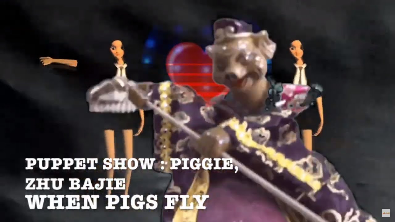 Pigge, Zhu Bajie - When pigs fly. Glove Puppetry Taiwanese Traditional ...