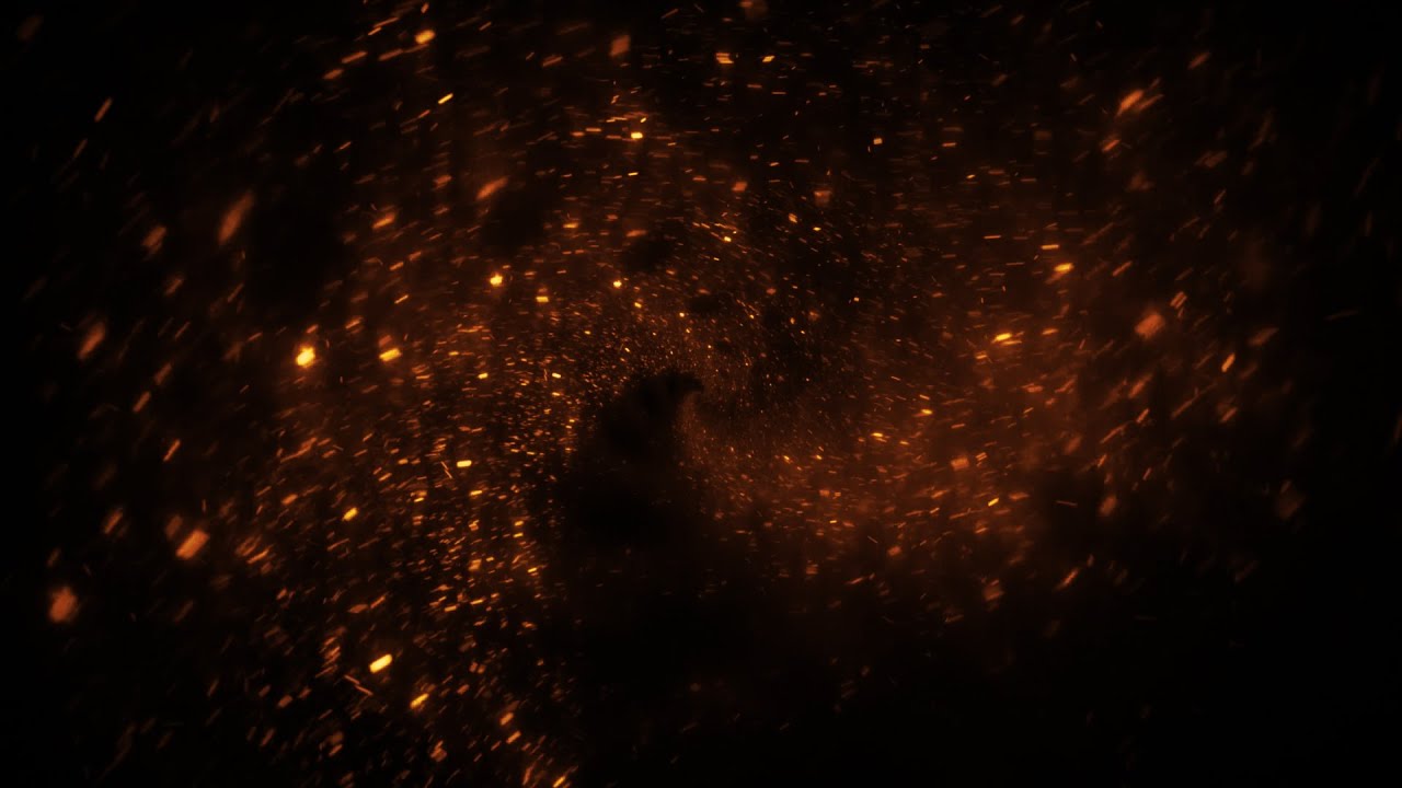 Ember Firestorm Spark Particles Overlay Black Screen - YouTube
