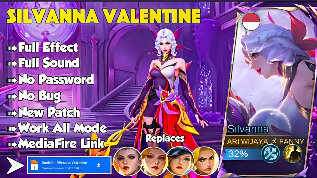 Script BARU Skin Silvanna Valentine Misteri Memikat No password Full ...