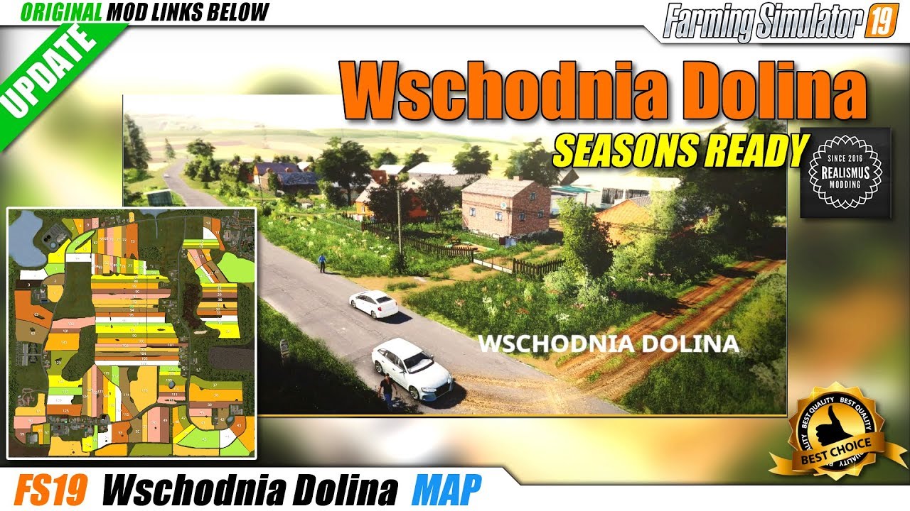 FS19 | Wschodnia Dolina MAP v1.2 - review - YouTube