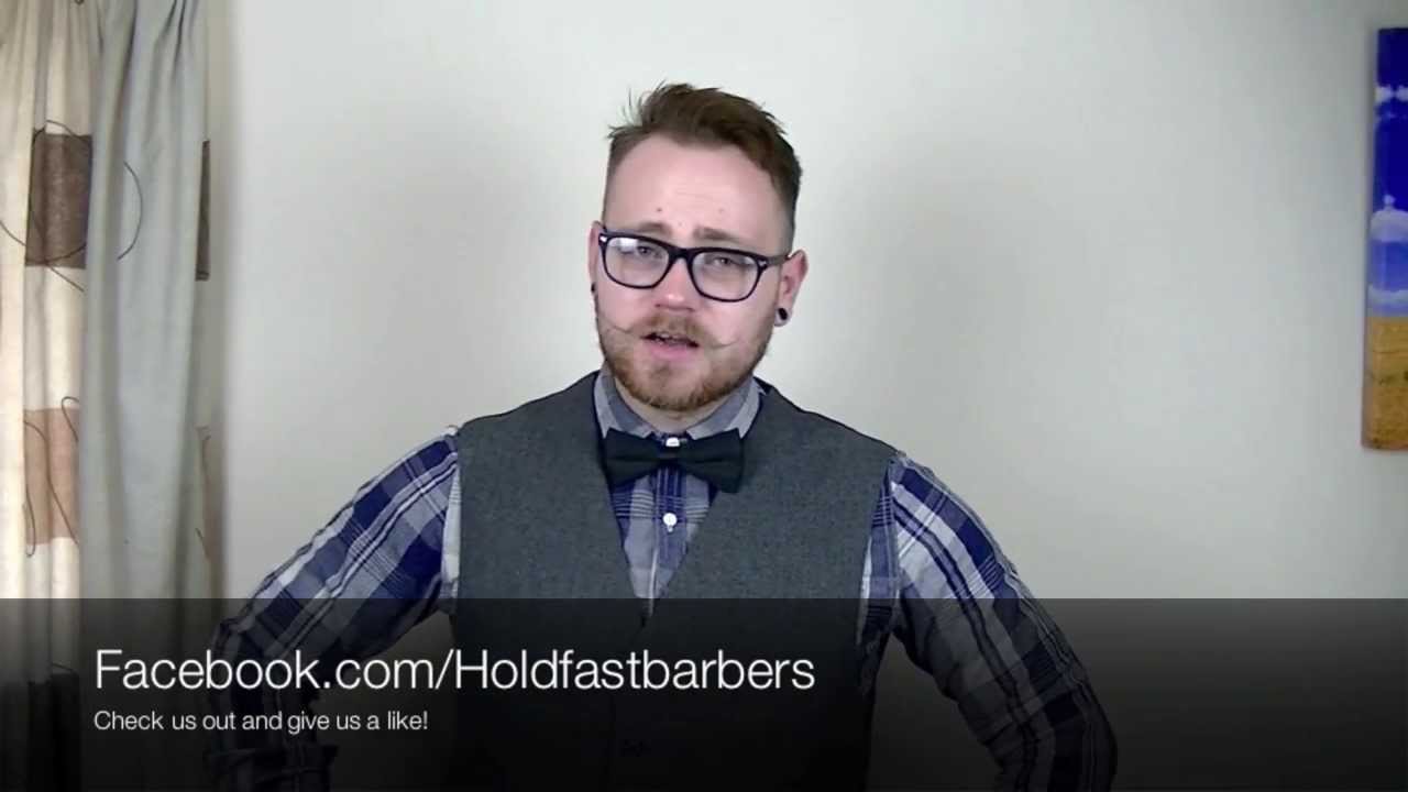 Hold Fast Barbers - My Moustache! (Fat Jacks Tash Wax) - YouTube