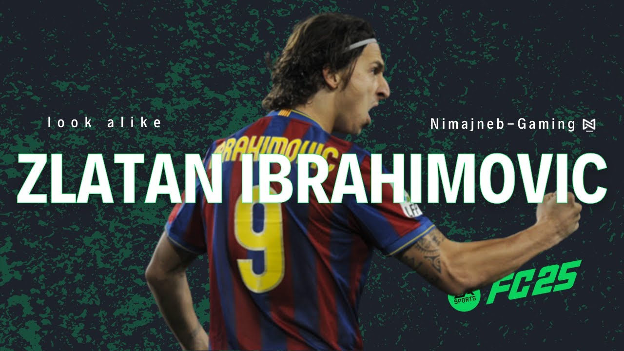 EA SPORTS FC 25 | ZLATAN IBRAHIMOVIC | LOOK ALIKE | | FACE + STATS ...