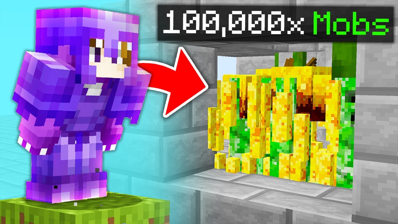 The Best Mob XP Farm To Make Millions in Minecraft One Block Skyblock 1 ...