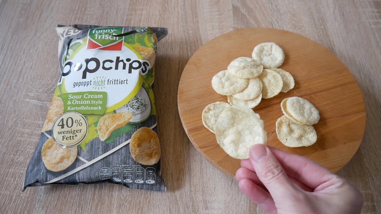 funny-frisch Popchips Sour Cream & Onion Style 🥔 Leckere neue Sorte ...