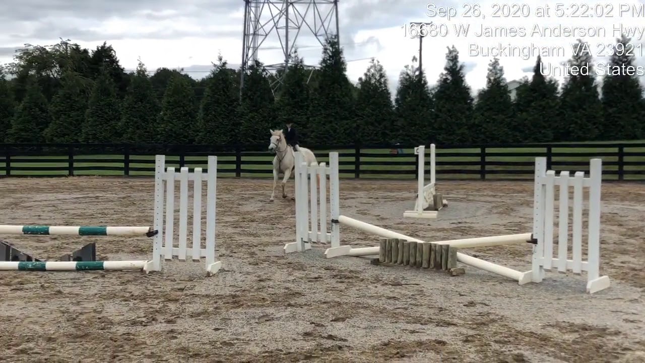 Emma Ranson on LM Flashy Star/Class 23 Intermediate Hunter Course A ...