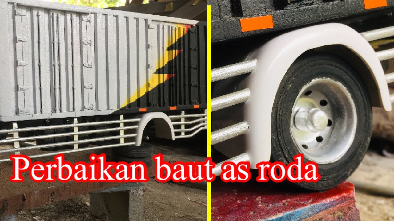 CARA MUDAH BIKIN BAUT AS RODA AGAR TERLIHAT SEPERTI HUB RODA - YouTube
