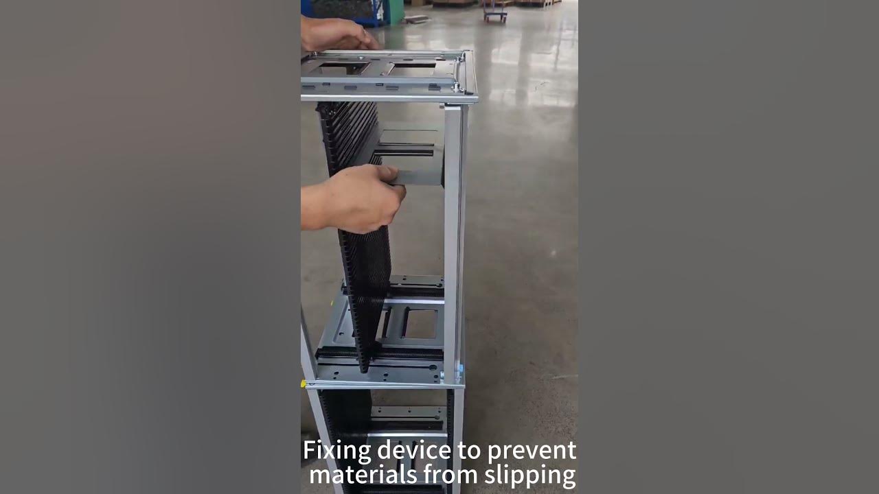 Leenol anti-static loading and unloading rack - YouTube