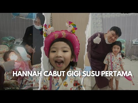 HANNAH KE DOKTER GIGI UNTUK CABUT GIGI SUSU | MOMMY KONTROL GIGI - YouTube