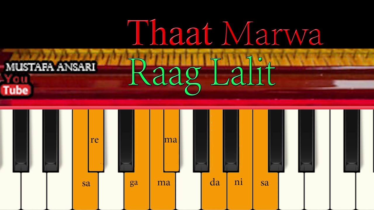 Raag lalit thaat marwa آموزش راگ للیت - YouTube