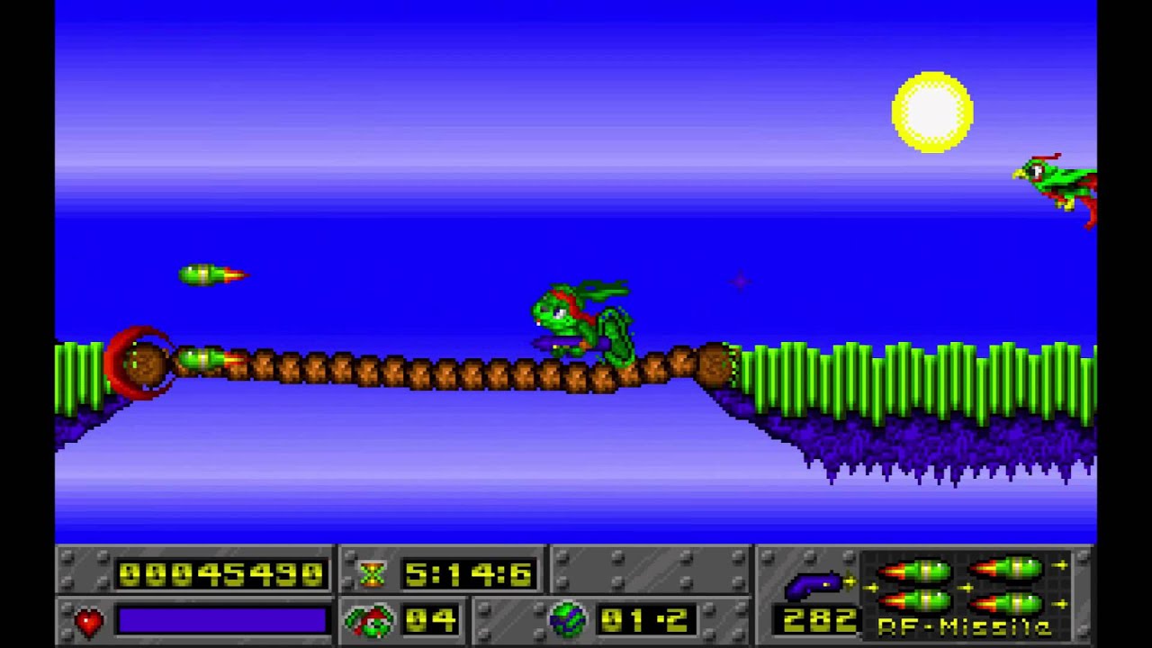 Jazz Jackrabbit - Episode 1 - Turtle Terror: 02. Diamondus 2 (1994) [MS ...