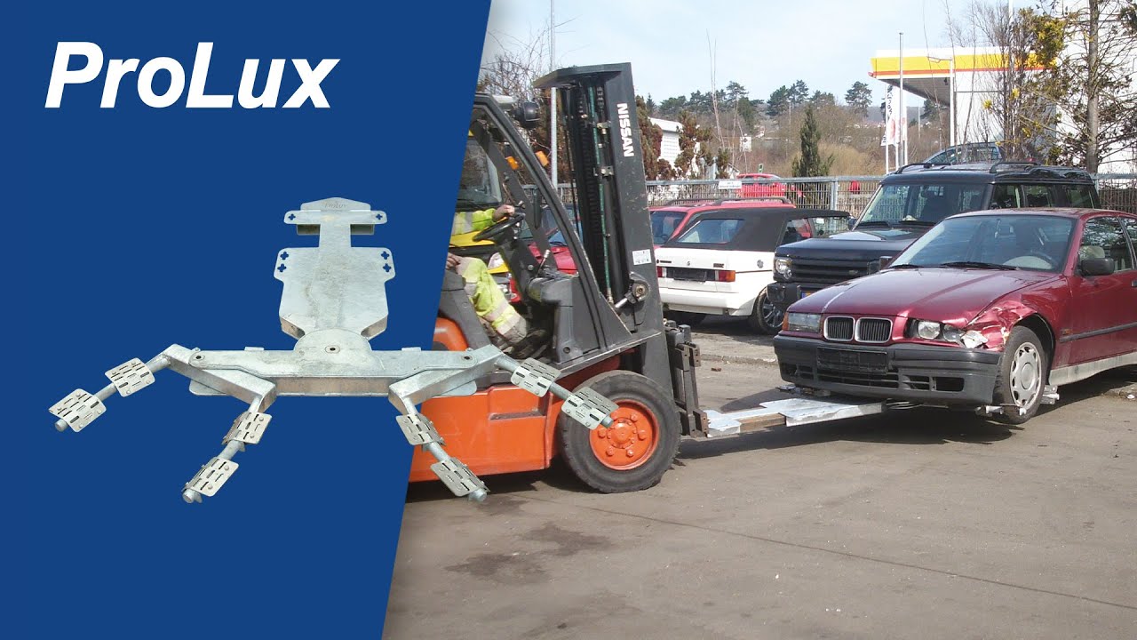 ProLux Stapler-Hubbrille - Fahrunfähige Pkw mit dem Gabelstapler ...