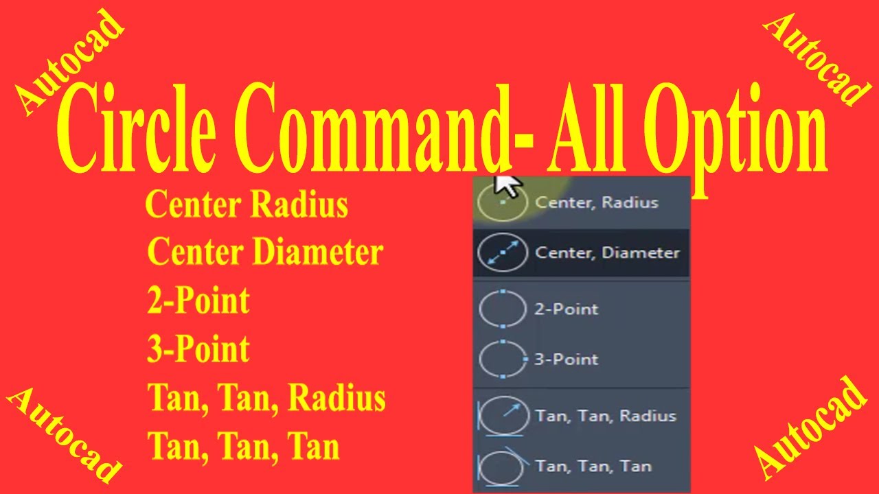 AutoCAD Circle Command All Options Circle Command In AutoCAD How To autocad-circle-command-all-options-circle-command-in-autocad-how-to