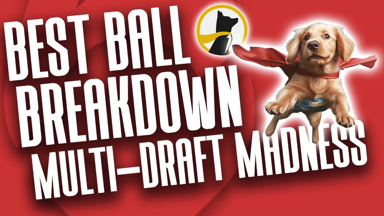 Best Ball Breakdown Multi-Draft Madness: Fantasy Points - YouTube