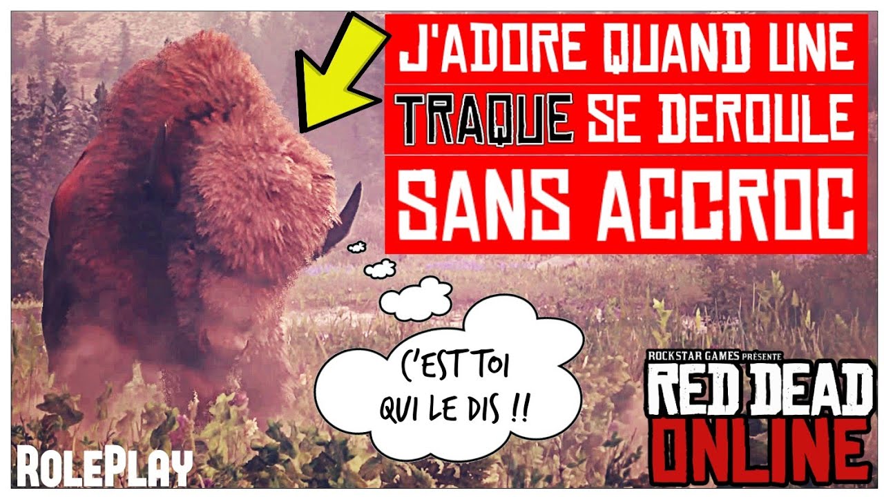 🚨TRAQUE DU BISON PAYTA LÉGENDAIRE EN MODE RP | Red Dead Online ...