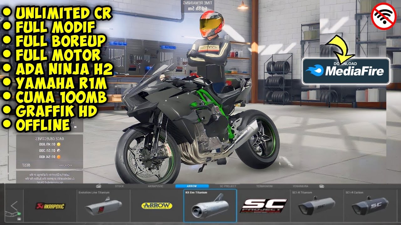 Game Balapan Drag/Riding Bisa Modifikasi Full Offline Map Luas Graffik ...