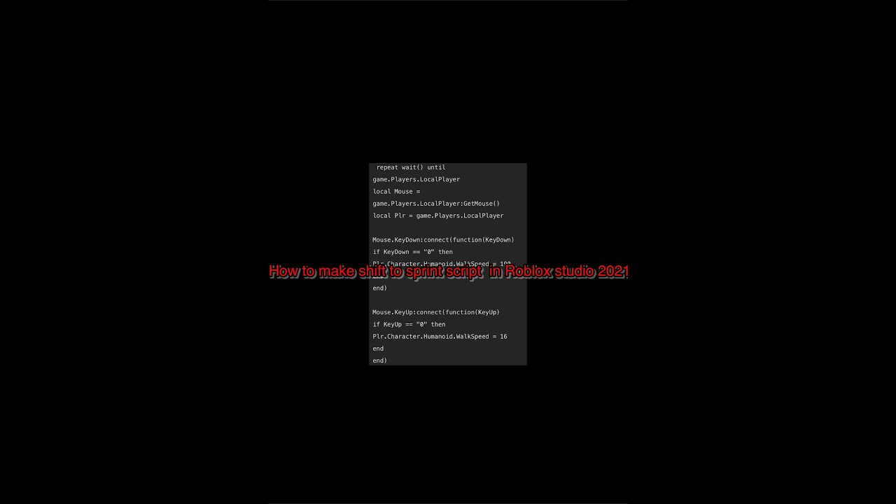 How To Make Shift To Sprint Script In Roblox Studio 2021 YouTube how-to-make-shift-to-sprint-script-in-roblox-studio-2021-youtube