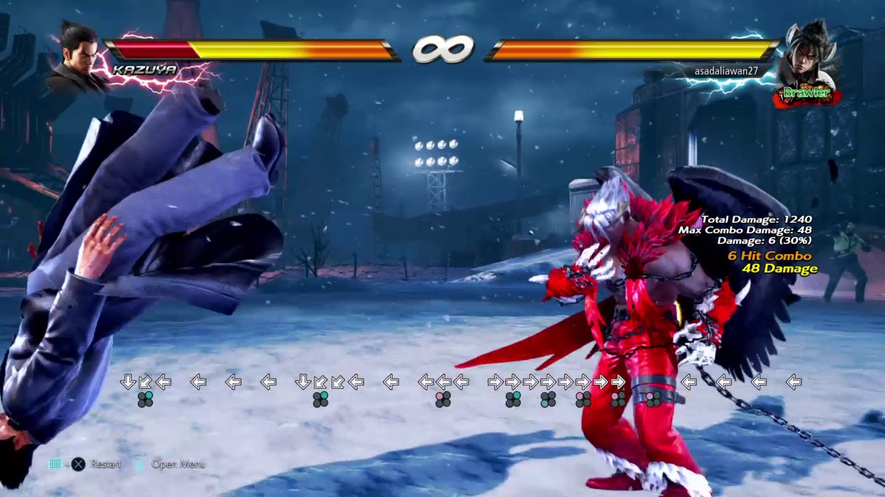 TEKKEN 7 Devil Jin Hell sweep (Optimal) - YouTube