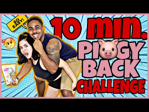 Lift and Carry: COUPLES PIGGYBACK CHALLENGE **SHE ALMOST COLLAPSED**😭😵| Drea And Yvad
