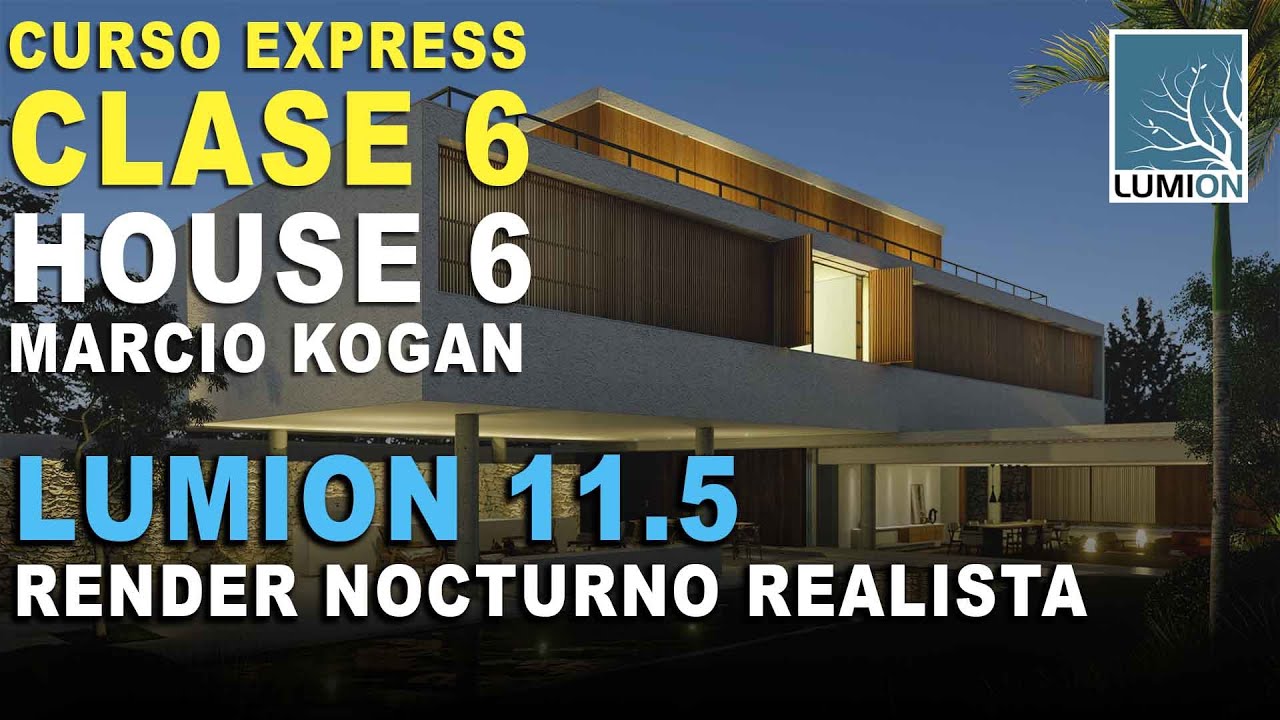 HACER UN RENDER NOCTURNO REALISTA LUMION 11.5 - YouTube