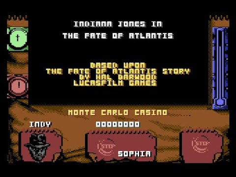 Indiana Jones and the Fate of Atlantis - Commodore 64 (1992) - YouTube