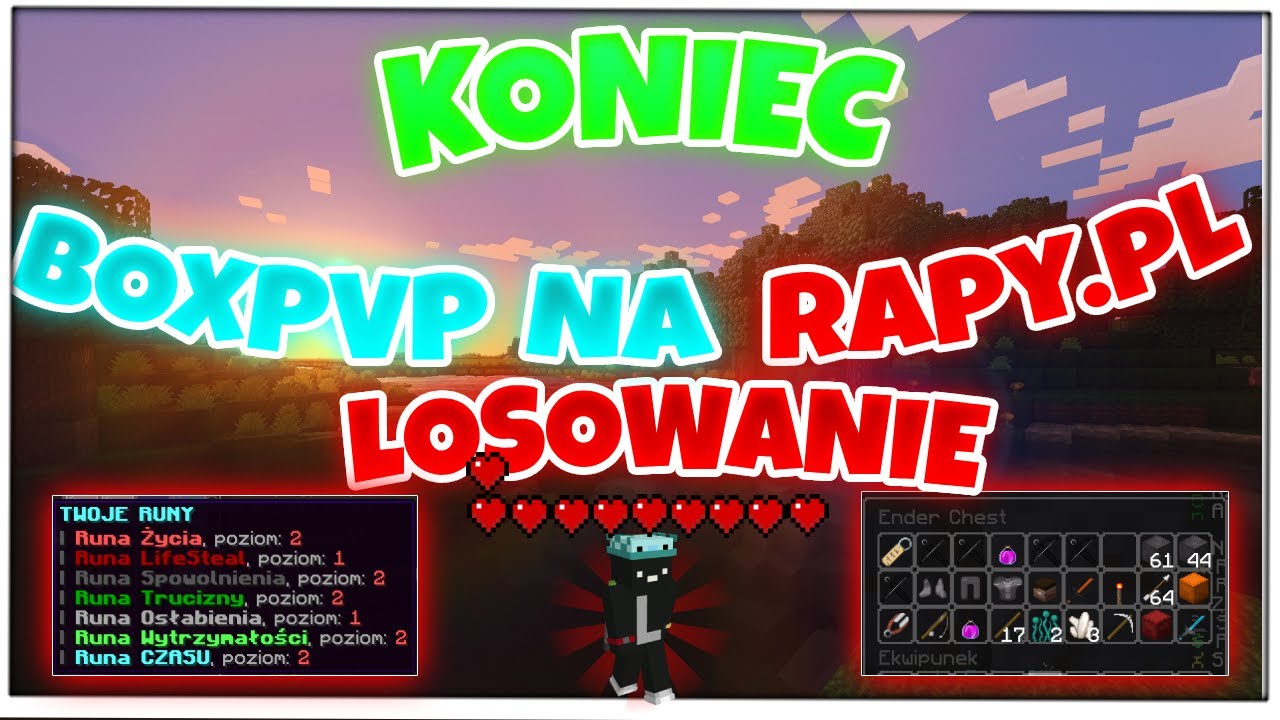 KONIEC NAJWIĘKSZEGO BOXPVP... I START NOWEJ EDYCJI NA RAPY.PL | OPENING ...