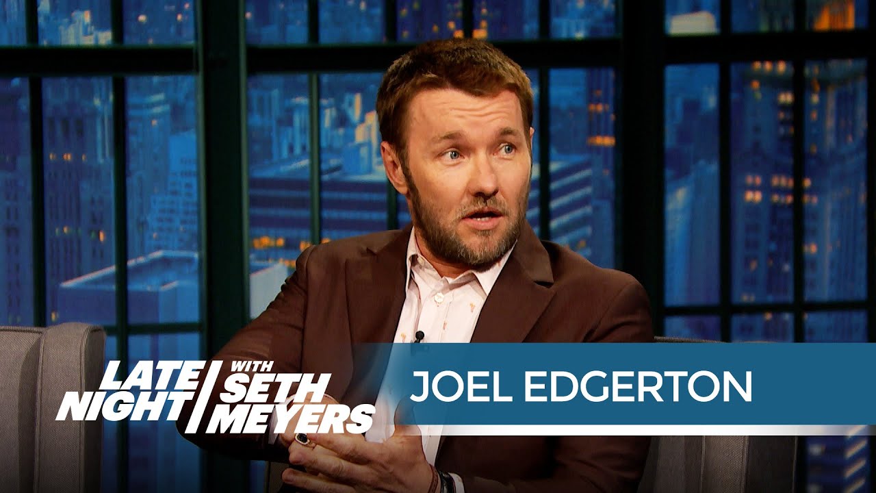Joel Edgerton's Brother Does His Stunts for Him - Late Night with Seth ...