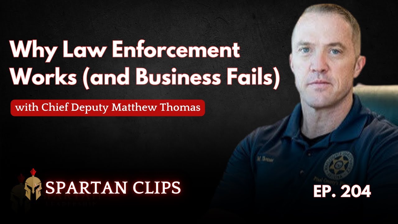 Leadership Structure in Law Enforcement with Chief Deputy Matthew ...