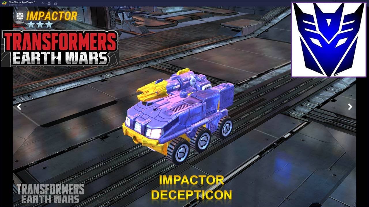 Transformers: Earth Wars - Unlock Decepticon IMPACTOR (3 STAR) and Gameplay - YouTube