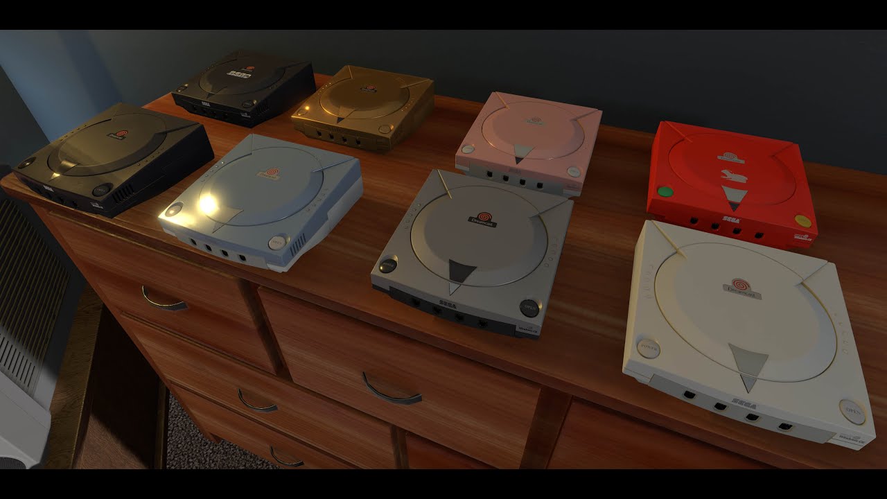 Sega Dreamcast UGC Pack: 8 Variations in EmuVR - YouTube