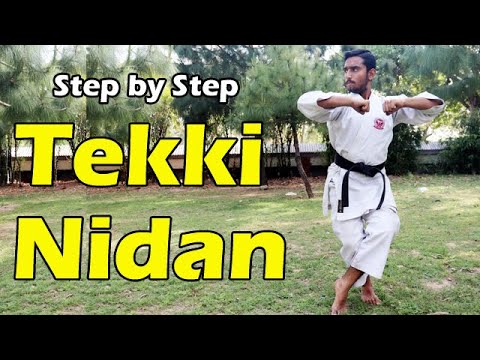 Shotokan Karate Kata Tekki Nidan Step by Step Tutorial in Hindi | Tekki ...